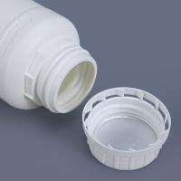 China 200ml HDPE Plastic Fluorinated Bottle for Chemical Organic Solvents White Color Option for sale