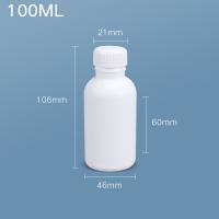China HDPE Round Fluorinated Bottle for Laundry Detergent Liquid - Food Grade Plastic Container with Custom Colors OEM/ODM for sale