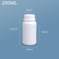 China HDPE Round Fluorinated Bottle for Laundry Detergent Liquid - Food Grade Plastic Container with Custom Colors OEM/ODM for sale