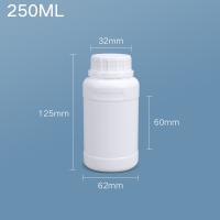 China HDPE Round Fluorinated Bottle for Laundry Detergent Liquid - Food Grade Plastic Container with Custom Colors OEM/ODM for sale