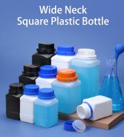 China HDPE Wide Mouth Plastic Bottles 100ml to 1000ml for Laboratory Chemical Storage Containers for sale