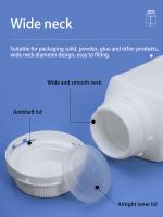 China HDPE Wide Mouth Plastic Bottles 100ml to 1000ml for Laboratory Chemical Storage Containers for sale