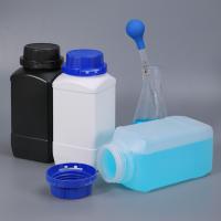 China Square 32 Oz Hdpe Bottle Wide Mouth Jars For Reagent Chemical Ink Powder for sale
