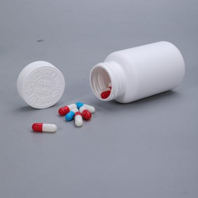 China Industrial Round Bottle Vitamin Capsule Plastic Bottle With Screw Cap for Medicine for sale