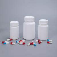 China Industrial Round Bottle Vitamin Capsule Plastic Bottle With Screw Cap for Medicine for sale
