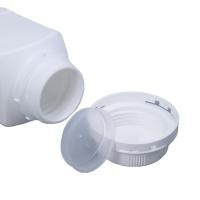 China 250 ML 500 ML 1000 ML Empty Wide Mouth Reagent Plastic Square Bottle With Inner Cap for sale