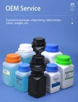 China White Translucent Black Science Lab Bottles Wide Mouth Plastic Bottles For Reagents Liquids for sale