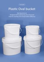 China Round Food Grade Storage Drum with Handle and Lid - 6L/10L/17L/19L Capacity Options for Industrial Use for sale