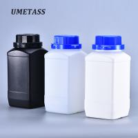 China 1000ml Food Grade HDPE Square Bottle for Laboratory Classification and Custom Packaging for sale