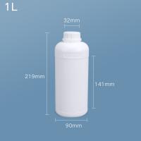 China HDPE Fluoride Transparent Reagent Bottle 1000ml 1L Chemical Storage Container with Food-Grade Certification for sale