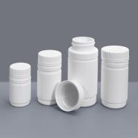 China Collar Material HDPE 100ml Empty White Solid Medicine Container for Capsule Packaging for sale