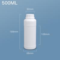 China HDPE 500ml Thick Fluorinated Bottle for Chemical Reagents and Organic Solvents Packaging for sale