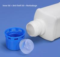 China Narrow Mouth Chemical Reagent Bottle Lab 16oz 500ml Plastic Containers With Lids for sale