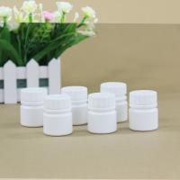 China SCREW CAP Lid Mini Pill Container for 30ml Plastic White Medicine Jar in HDPE Material for sale