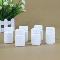 China SCREW CAP Lid Mini Pill Container for 30ml Plastic White Medicine Jar in HDPE Material for sale