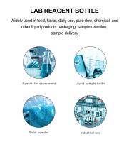 China Empty White HDPE Plastic Laboratory Bottles Indicator For Liquid Storage for sale