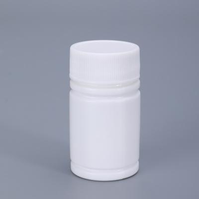 China Industrial Package 20ml Round HDPE Food Grade Pill Bottle with Aluminum Foil Cap for sale