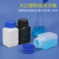 China 1 liter HDPE Square Lab Bottles Plastic Food Grade Reagent Chemical Liquid Packaging for sale