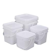 China Recycled Plastic Lid for 8L Square Cement Bucket with Excellent Toughness and Multifunctional Design for sale