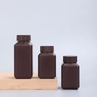 China 250ml HDPE Dark Brown Reagent Bottle Biodegradable Plastic Packaging In Chemical Industry for sale