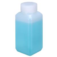 China Small Neck Square HDPE Chemical Liquid Sample Reagent Thickened Sealed Plastic Bottle for sale