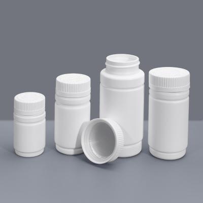 China Thicken 60ml-225ml White Hdpe Plastic Pill Bottles with Screw Cap and Tamper Lid for sale