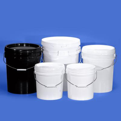 China Customized Logo Printing Plastic Pail for Pigments Agricultural Chemicals Ink Oil for sale