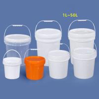 China 1L Plastic Bucket for Food Packaging Translucent and Certified by ISO9001SGS for sale