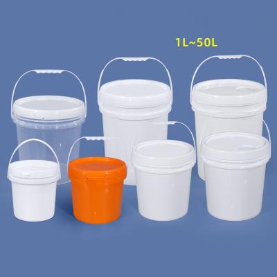 China 1L Plastic Bucket for Food Packaging Translucent and Certified by ISO9001SGS for sale