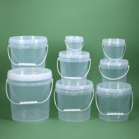 China 1L Plastic Bucket for Food Packaging Translucent and Certified by ISO9001SGS for sale