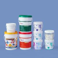 China 1L Plastic Bucket for Food Packaging Translucent and Certified by ISO9001SGS for sale