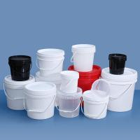 China 15L Recycled Plastic Bucket for Oil Transport Container with Seal Handle and Material for sale