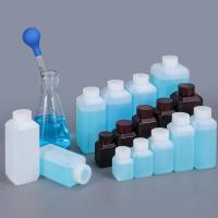 China Screw Cap Biological Hdpe Plastic Reagent Bottles Chemical Solvents 125 Ml for sale