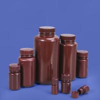 China Transparent Translucent Brown Wide Mouth HDPE PP Plastic Chemical Resistant Bottle 500ml-1000ml for Laboratory Storage for sale