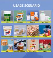 China Outdoor Camping Fishing Car Wash Plant Cultivation Portable White Round Plastic Bucket Food Grade PP for sale