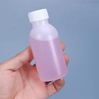 China 8 oz Wide Mouth HDPE Plastic Bottles Food Grade Round Container for Chemical Reagent Storage for sale