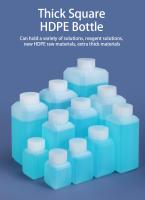 China Square Plastic Laboratory Reagent Bottle 500ml For Liquid Chemicals Storage And Distribution for sale