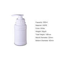 China 250ml 12 Oz PET Plastic Bottles with Food Grade HDPE for Liquid and Tablet Storage - Custom OEM Options for sale