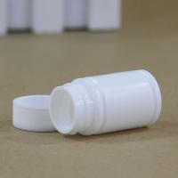China 40ml White Medicine Pill Bottle Packaging for Healthcare Plastic Screw Cap Included for sale