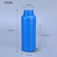 China 500ml Lightproof Black HDPE Plastic Bottle for Medicine and Food Additives with Custom OEM/ODM Options for sale