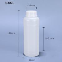 China 500ml Lightproof Black HDPE Plastic Bottle for Medicine and Food Additives with Custom OEM/ODM Options for sale