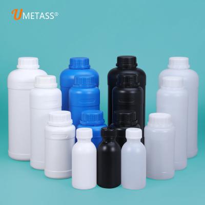 China Recycled Matte HDPE Frosted Black Plastic Bottle for Cosmetic Packaging Manufacturers for sale