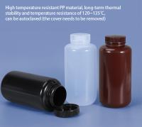 China Empty HDPE PP Plastic Chemical Reagent Bottles For Lab Wide Mouth Lab Supplies for sale