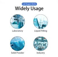 China Empty HDPE PP Plastic Chemical Reagent Bottles For Lab Wide Mouth Lab Supplies for sale