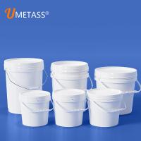 China 5 Gallon Airtight Plastic Buckets with Secure Lids for Lubricant and Paint Storage in Multiple Colors for sale