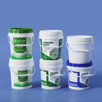 China 5 Gallon Airtight Plastic Buckets with Secure Lids for Lubricant and Paint Storage in Multiple Colors for sale