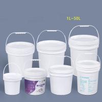 China 1L-50L Food Grade Thickened Plastic Bucket with Handle and Lids - Round and Square Designs for sale