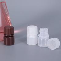 China 100% Virgin Material Round Bottle Wide Mouth Plastic Bottle For Reagent Chemical Lab for sale