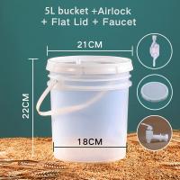 China 20L Household Beer Fermenter Alcohol Fermentation Fruit Enzymes Barrels for Processing for sale