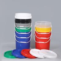China 10L Plastic Bucket With Tamper Evident Lid For Thinner Lubricant Material Capacity 10L for sale